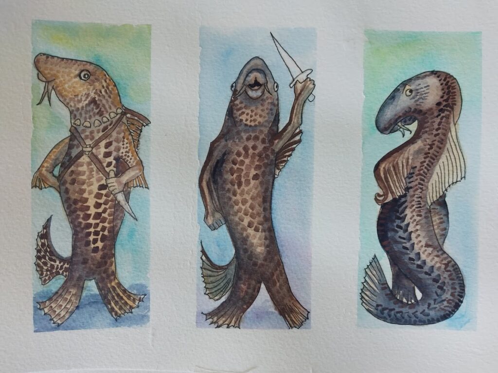 Pleco Locathah – Victoria Clare's Art